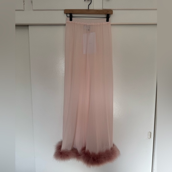 Sleeper | Intimates & Sleepwear | Nwt Sleeper Pink Sheer Pajama Pants ...